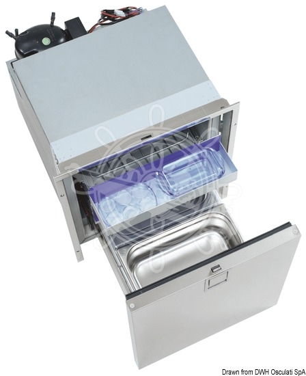 Frigo per barca Isotherm inox a cassetto sfilabile da 65 lt - 50.826.03 ...